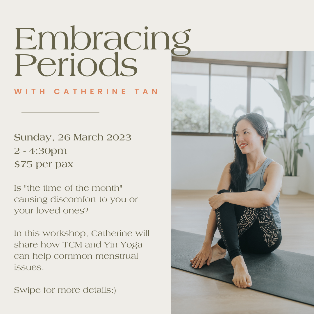 Embracing Periods with Catherine Tan – KI YOGA SERANGOON GARDENS